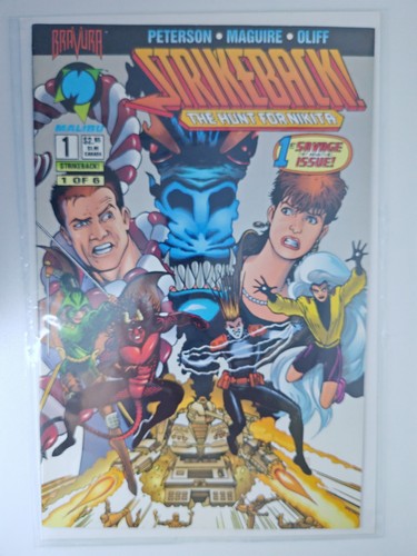Strikeback! #1 (1994) – Malibu Bravura – The Hunt for Nikita – Kevin Maguire | eBay