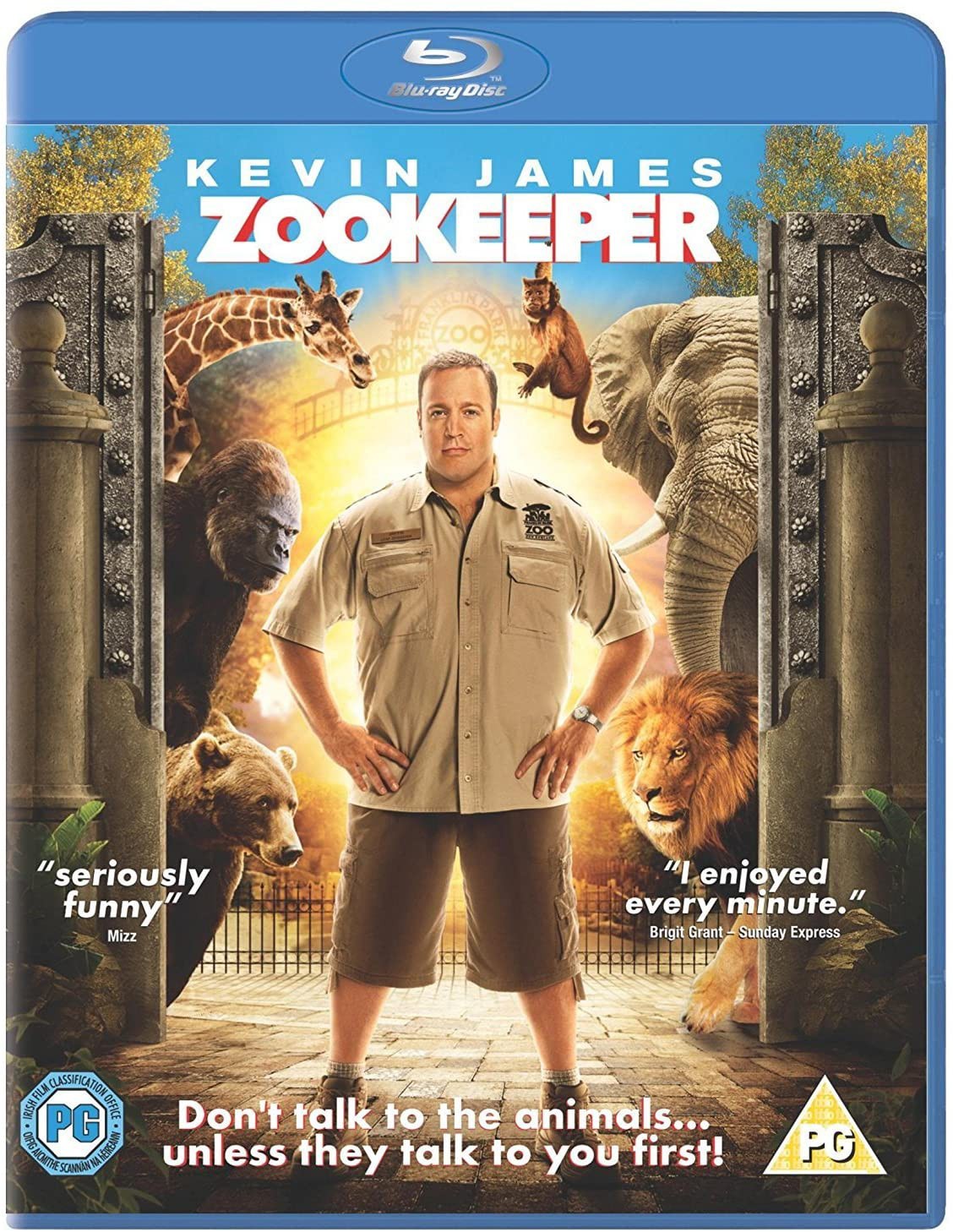Zookeeper (Blu-ray) Ken Jeong Joe Rogan Donnie Wahlberg Kevin James ...