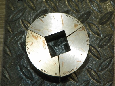 Nardco #5 Warner Swasey 1-1/16" Square Collet Pad CP09 | eBay