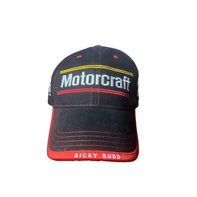 Vintage NASCAR Motorcraft Ricky Rudd #21Chase Auth. Drivers Line Hat ...