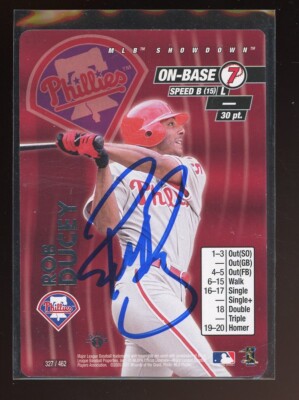 2001 MLB Showdown ROB DUCEY Signed Card autograph auto BLUE JAYS ...