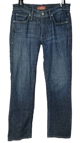 James Jeans Dry Aged Denim Womens 26 Dark Blue Straight Jeans | eBay