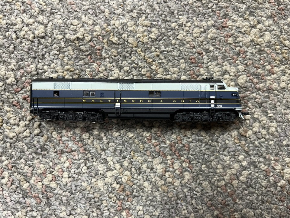 + Precision Craft Models N Scale Baltimore & Ohio EMD E7A #635 Powered ...