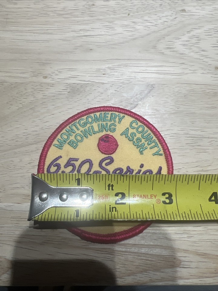 Vintage Montgomery County Bowling Assn. Patch ABC 650 Series 3" | eBay