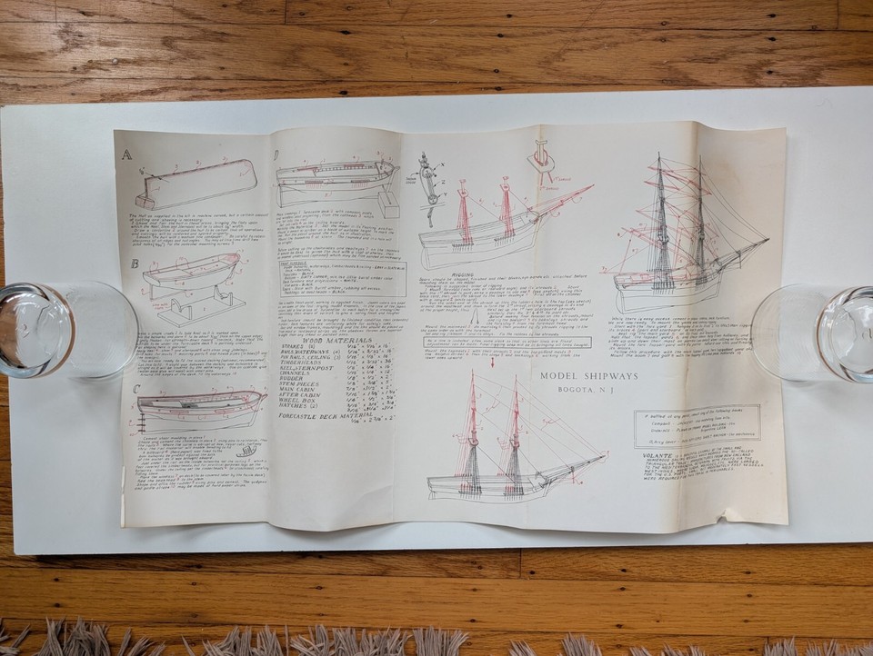 Model Shipways Volante Merchant Brig 2002 Scale 1/8" - 1 Ft. Model Kit ...