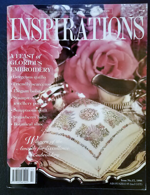 Magazine; INSPIRATIONS; # 17, 1998. with Patten-sheet NEW ,never used ...