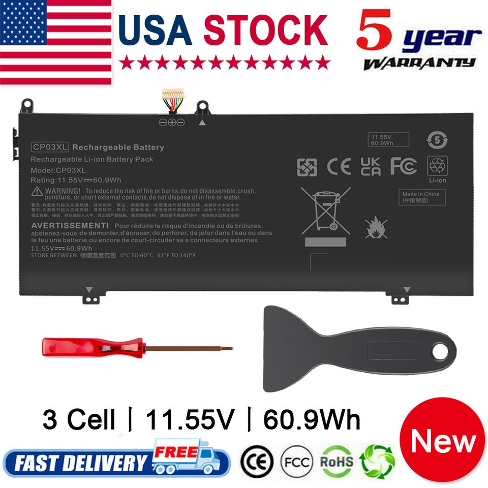 CP03XL Battery for HP Spectre X360 13 X360 13-ae000 13-ae011dx 13 ...