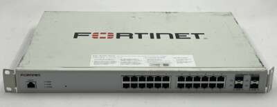 FORTINET FS-124E-POE SFP 100 SERIES 24 PORT 1GBE POE 1GE MANAGED ...
