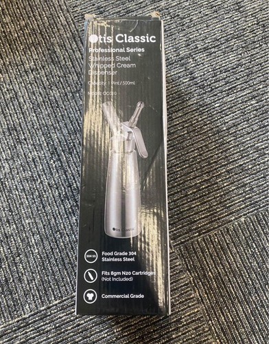 Otis Classic Stainless Steel Whipped Cream Dispenser, 500ml New | eBay