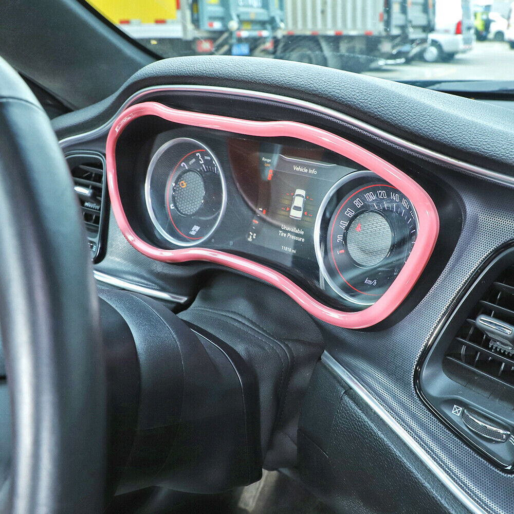 Dashboard Meter Panel Frame Cover Trim for 2015-2022 Dodge Challenger ...