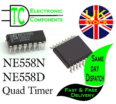 NE558N NE558D Quad Timers available in DIP or SOL Packages *UK Seller Free P&P* | eBay
