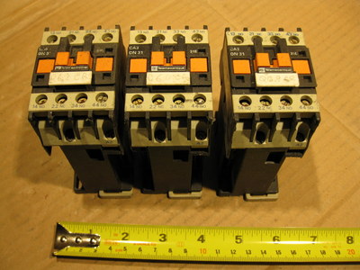Lot 3 Telemecanique Contactor CA3 DN31 CA3DN31 10A 24V Coil 600VAC ...