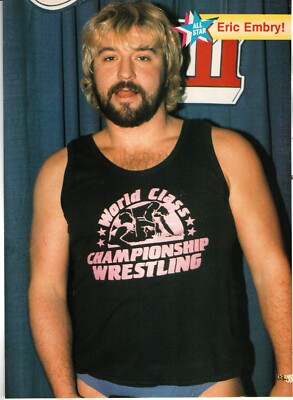 WCCW WORLD CLASS CHAMPIONSHIP WRESTLING MAG PAGE PINUP (1988) ERIC ...