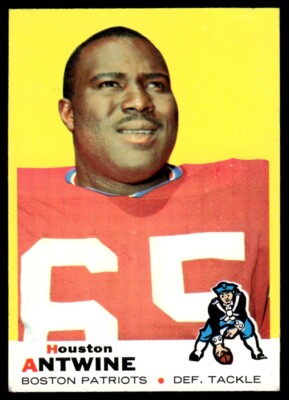 1969 Topps Houston Antwine Boston Patriots #108 | eBay