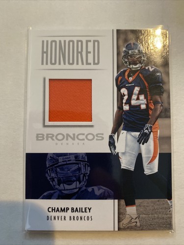 2018 panini champ bailey honored jersey card | eBay
