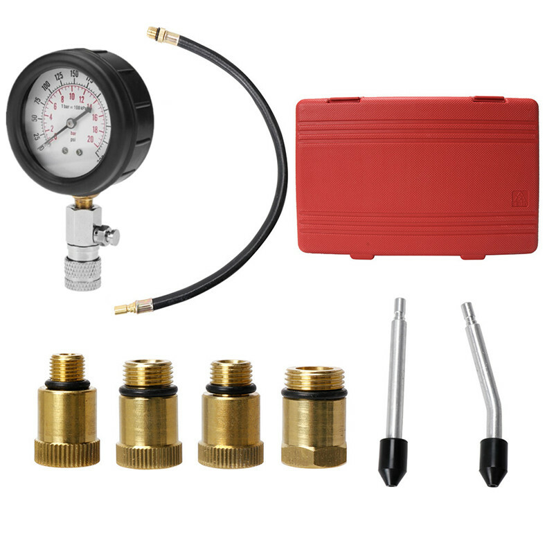 Car Diagnostic Compressometer Tool Petrol Engine Pressure Gauge Tester ...