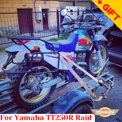 For Yamaha TT250R Raid rack luggage system side carrier for soft bags ...
