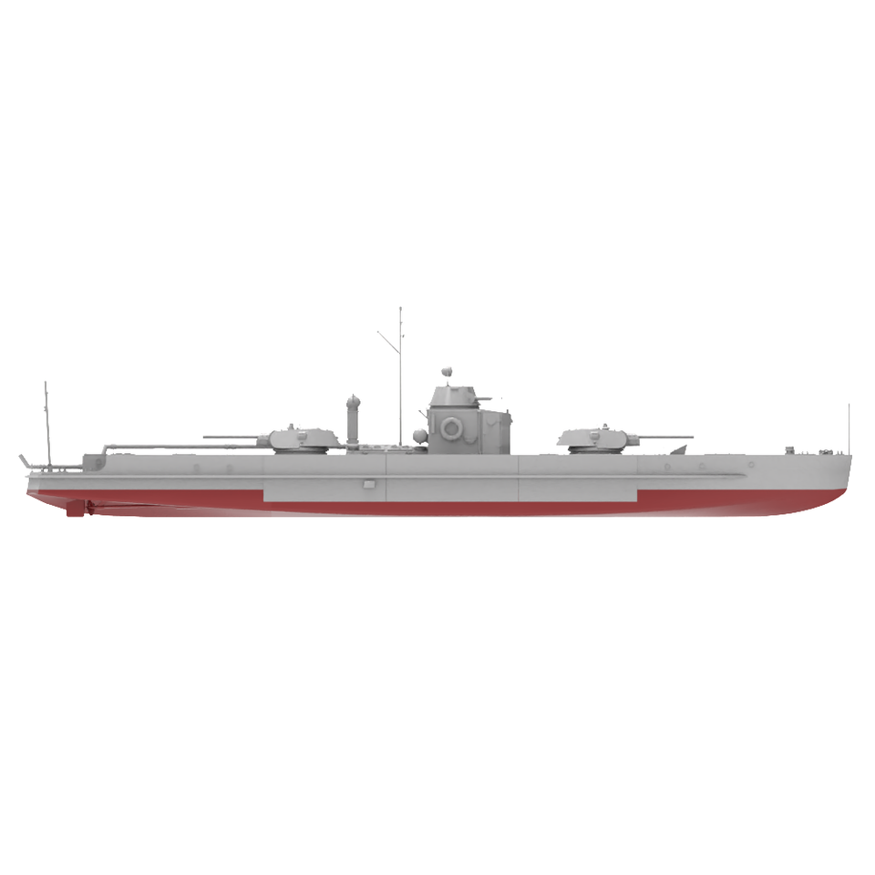 RHWS200019S 1/200 Military Model Kit Project 1124 Early Variant FULL ...