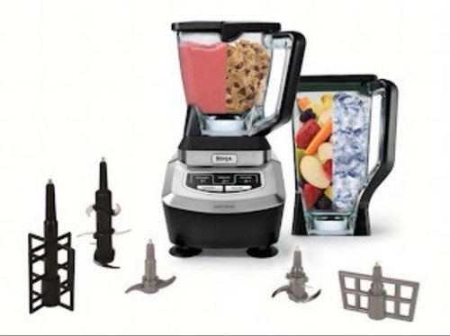 Ninja Pro System 1100 Nj602w Blender Food Processor All-In-One Kitchen ...