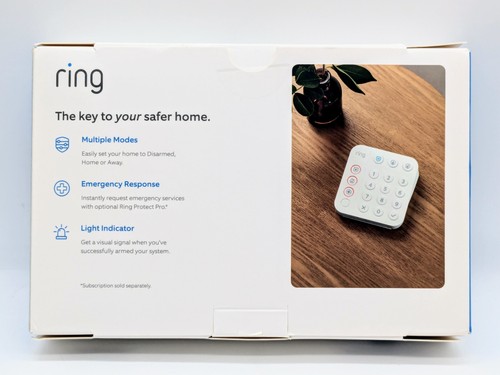 Ring Alarm Keypad (2nd Gen) with Adapter - White - New OPEN BOX | eBay