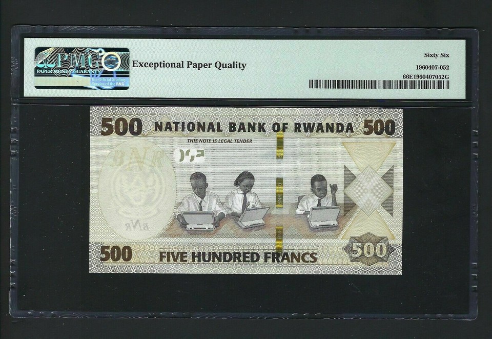 Rwanda 500 Francs 1-2-2019 P Unlisted Grade 66 | eBay