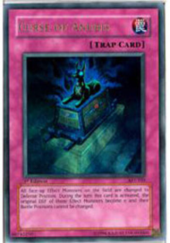 Curse of Anubis - AST-105 - Ultra Rare - 1st Edition NM YuGiOh! Ancient ...