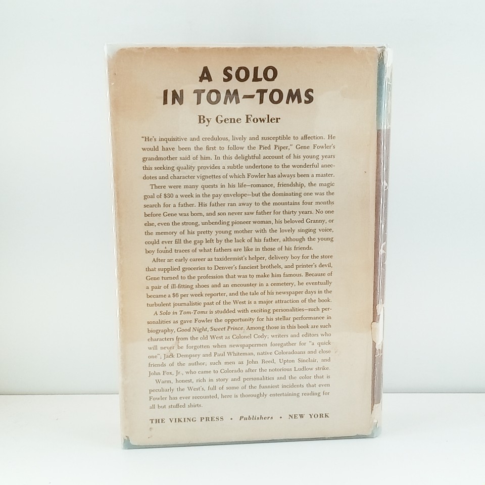 A Solo In Tom-Toms Fowler, Gene Good | eBay
