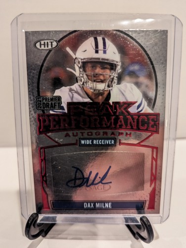 2021 Sage Premier Draft Peak Performance Red Dax Milne Auto RC BYU ...