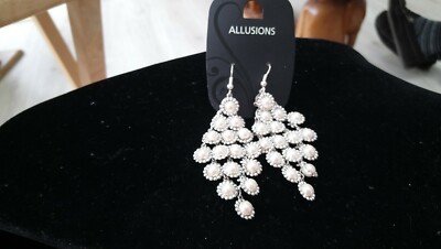 1x Pair ALLUSIONS costume jewellery Earrings | eBay UK