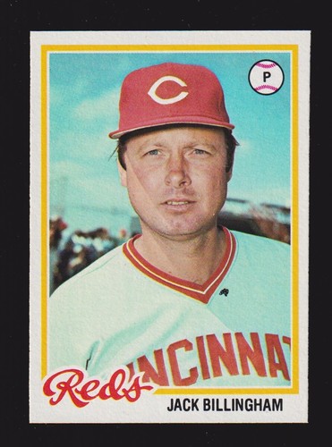 1978 TOPPS #47 Jack Billingham CINCINNATI REDS NM-MINT B | eBay