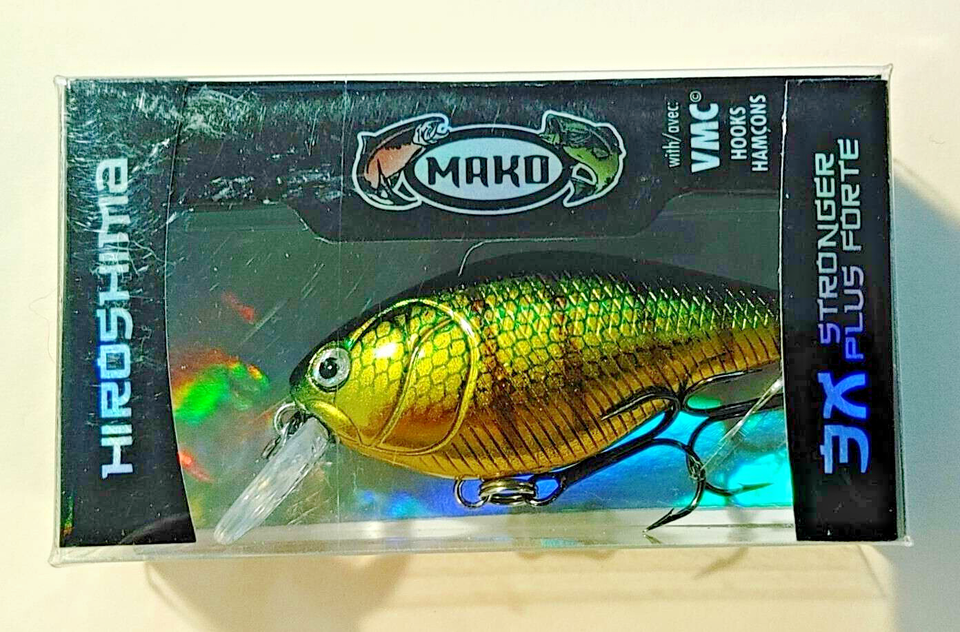 🎣MAKO Crankbaits 5cm/6g Minnow Fishing Lures VMC Hook (GOLD,BRAWN ...