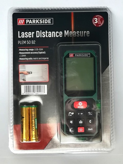 Parkside Laser Lazer Distance Measure Plem 50 B2 and for sale online | eBay