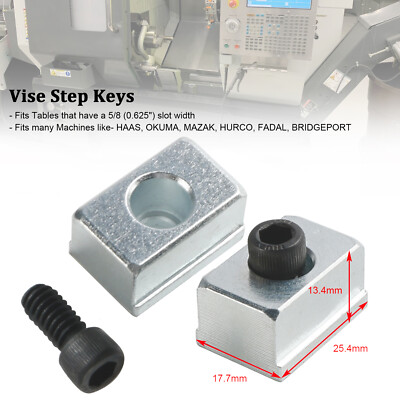 Kurt Style Vise Step Keys 4140 Steel 11/16 X 5/8 inch | eBay