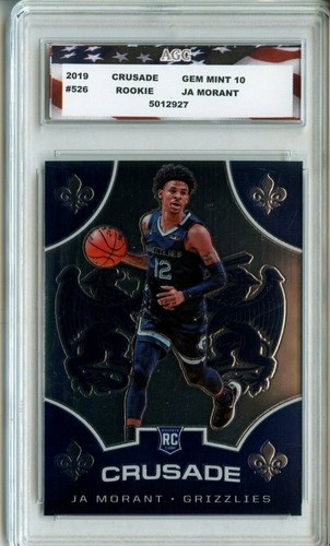 2019 Ja Morant Rookie Card #526 Panini Chronicles Crusade AGC 10 Gem ...