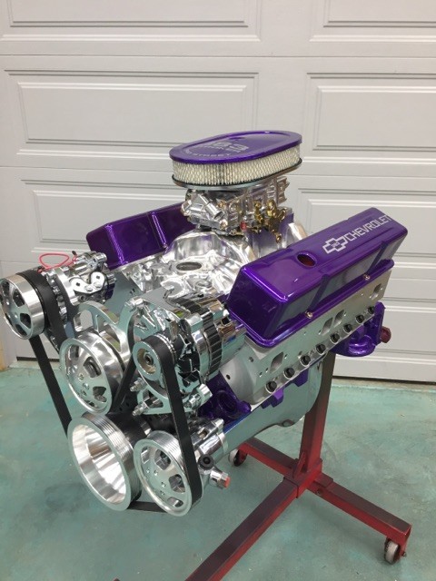 383 EFI STROKER CRATE MOTOR EFI included 523hp A/C ROLLER chevy TURN ...