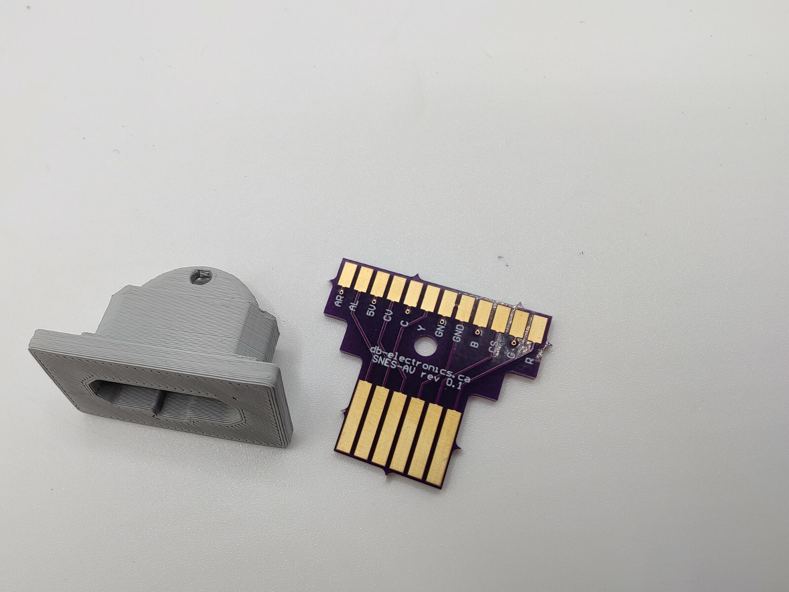 SNES Style Multi-Out 3D Printed panel mount for front load NES for ...