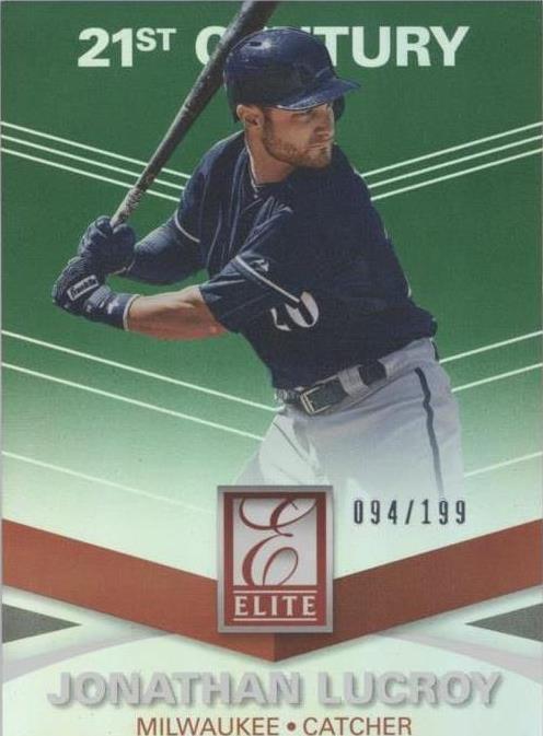 2015 Panini Elite - Jonathan Lucroy #59 21st Century /199 for sale ...