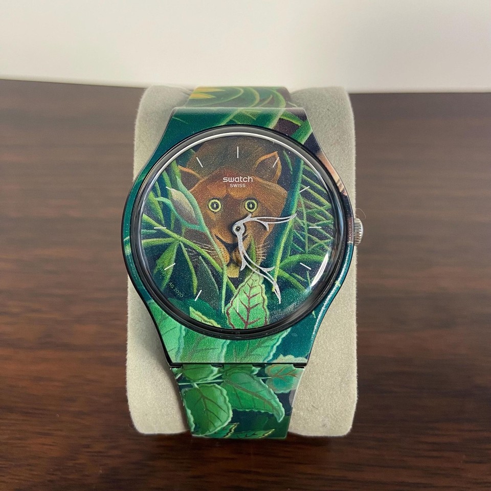 Swatch THE DREAM SUOZ333 Watch by Henri Rousseau MoMA New Gent 41mm New ...