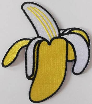 Nourriture Banane - Cousue à Repasser, Brodé Original Oeuvre - Patch - | eBay