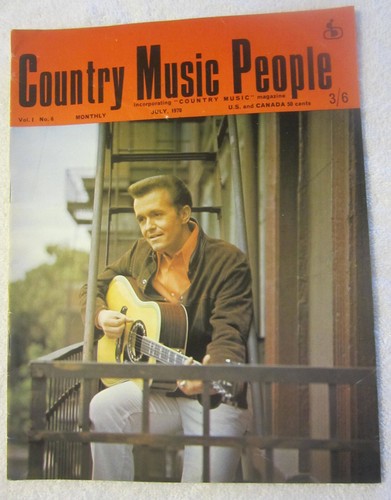 1970 July COUNTRY MUSIC PEOPLE Magazine,Bill Anderson cover,Vintage Vol ...