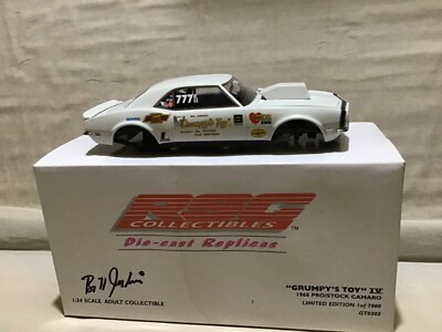 GRUMPY'S TOY BILL JENKINS 1968 PRO STOCK CHEVY CAMARO RSC NHRA 1-24 ...