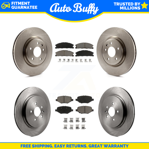 [Front+Rear] Disc Brake Rotors And Ceramic Pads Kit For 2013 Ford ...
