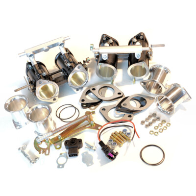 Throttle Bodies Injection x2 set 48mm TPS linkage DCOE/DHLA Weber ...