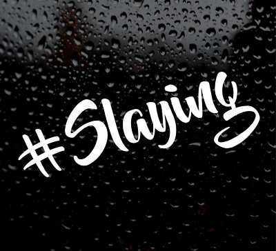 #slaying instagram insta LIFE DECAL CAR/VAN/LAPTOP VINYL STICKER DUB ...
