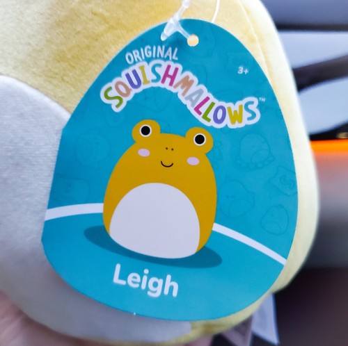 Squishmallow Leigh Yellow Toad Frog 7-8" AUTHENTIC KellyToy plush gift ...