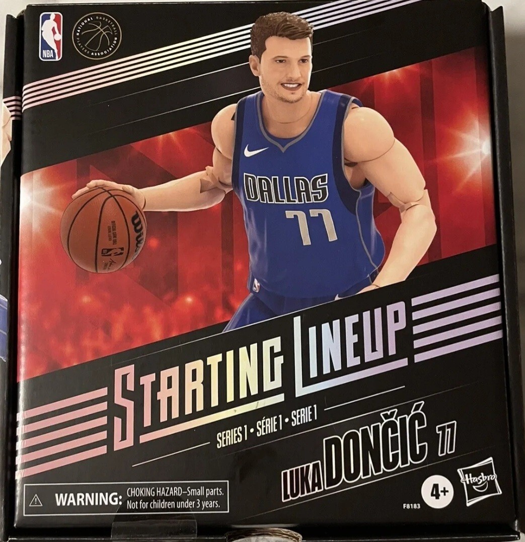 Starting Lineup • Series 1 Luca Doncic #77 Dallas Mavericks from Hasbro ...