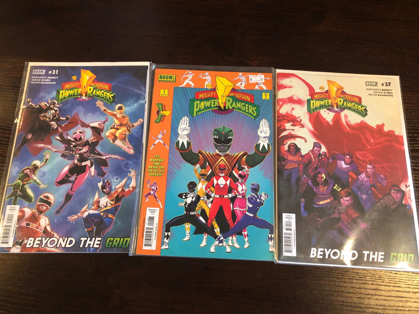 Lot of 3 MISC Mighty Morphin Power Rangers, Boom Studios Graphic Novels ...