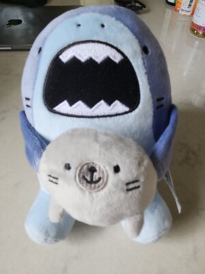 New Samezu Jaggy & Yummy Shark Seal 6" Plush SS-010 Stuffed Toy | eBay