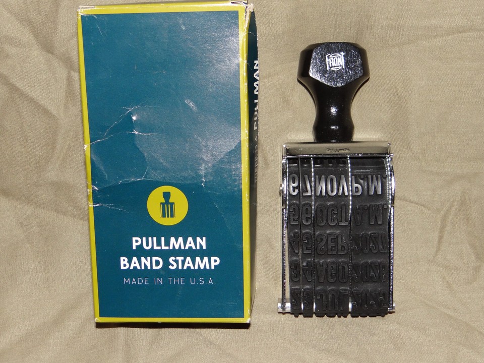 Pullman Band Stamp - Heavy Duty Special Dater Stamp Spanish Date Style ...