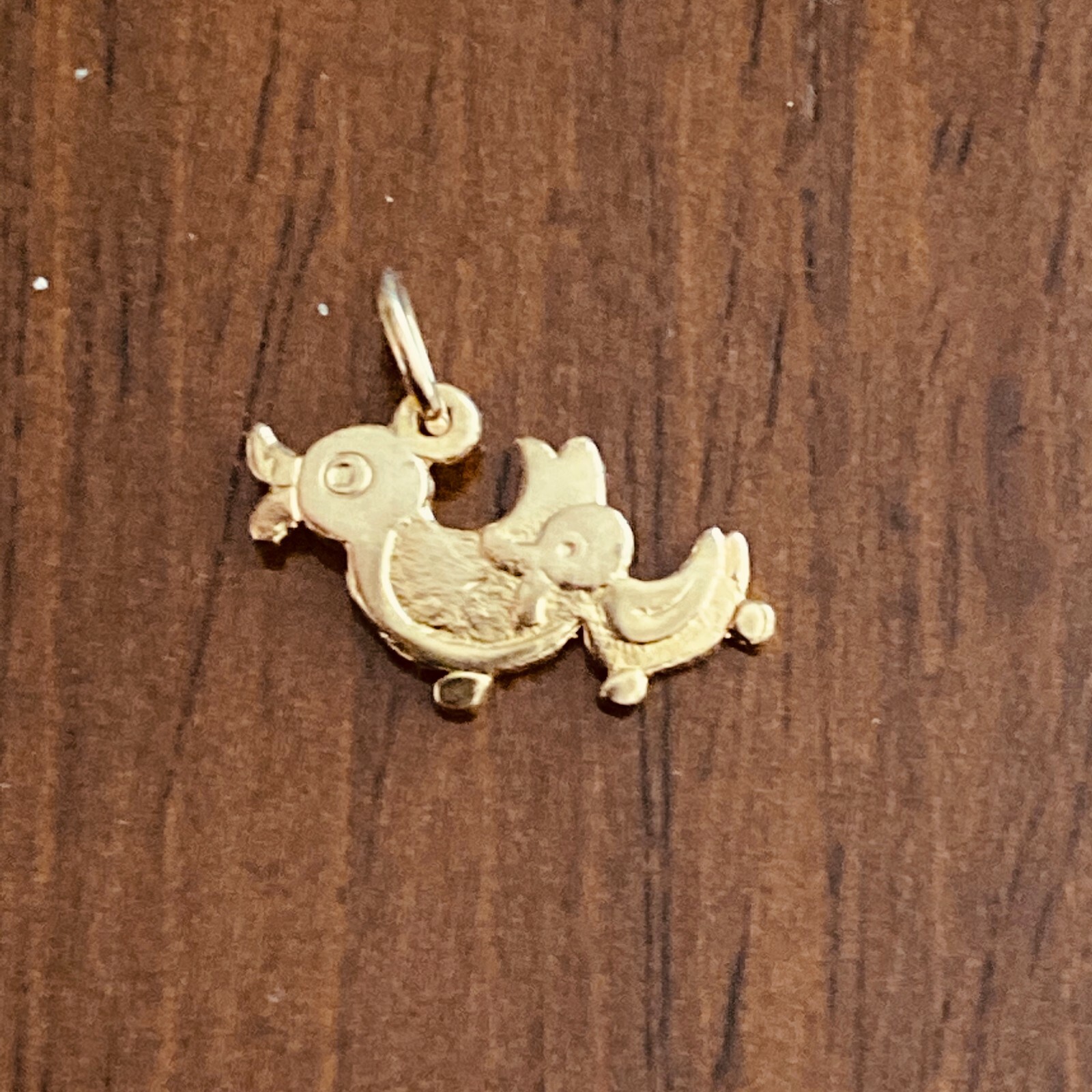 NEW 9ct Yellow Gold Ducks Charm 375 Pendant 9KT Carat 9K Family Quack ...